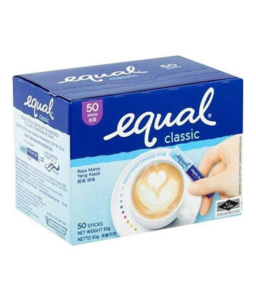 Equal Classic Sweetener Sticks - Equal Malaysia
